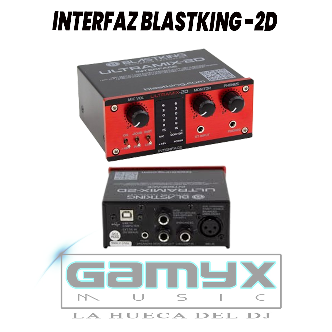 Interfaz De Audio Ultramix 2D – Blastking – Gamyx Music