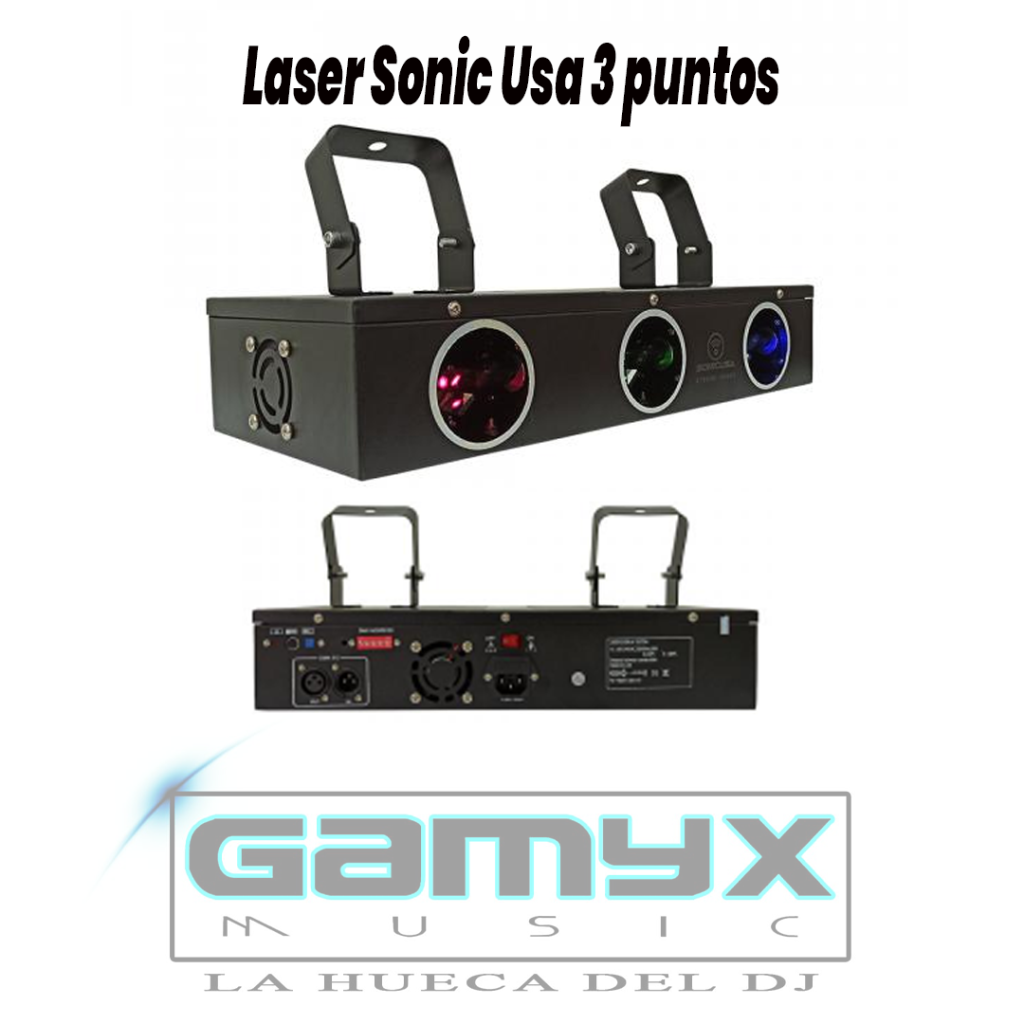 Laser Sonic Usa 3 puntos – Gamyx Music