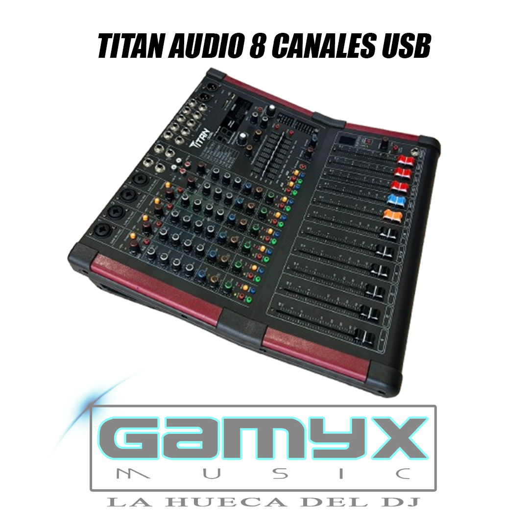 TITAN AUDIO 8 CHANNEL – Gamyx Music